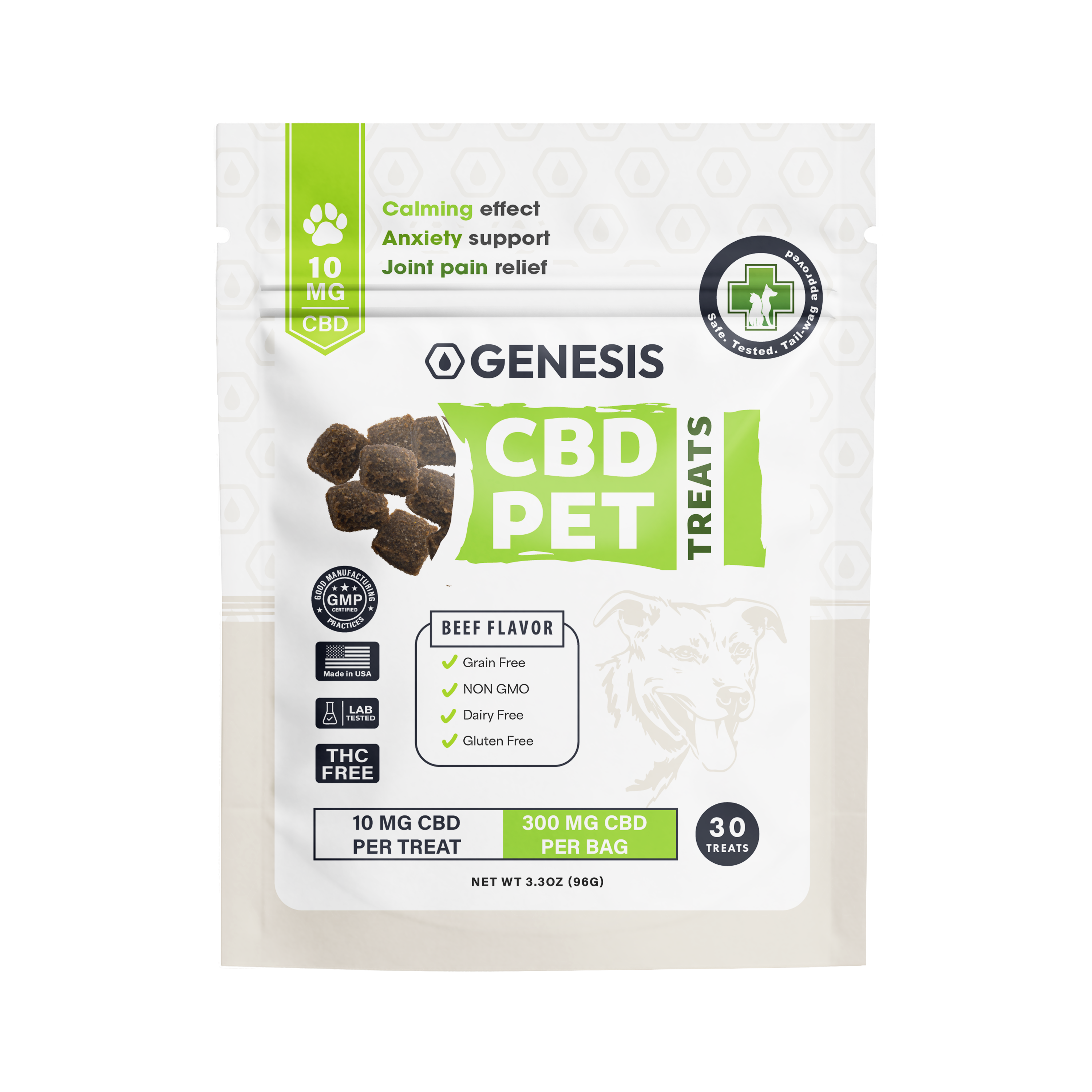 CBD Grain Free Dog Treats 10mg | 300mg Total – Genesis