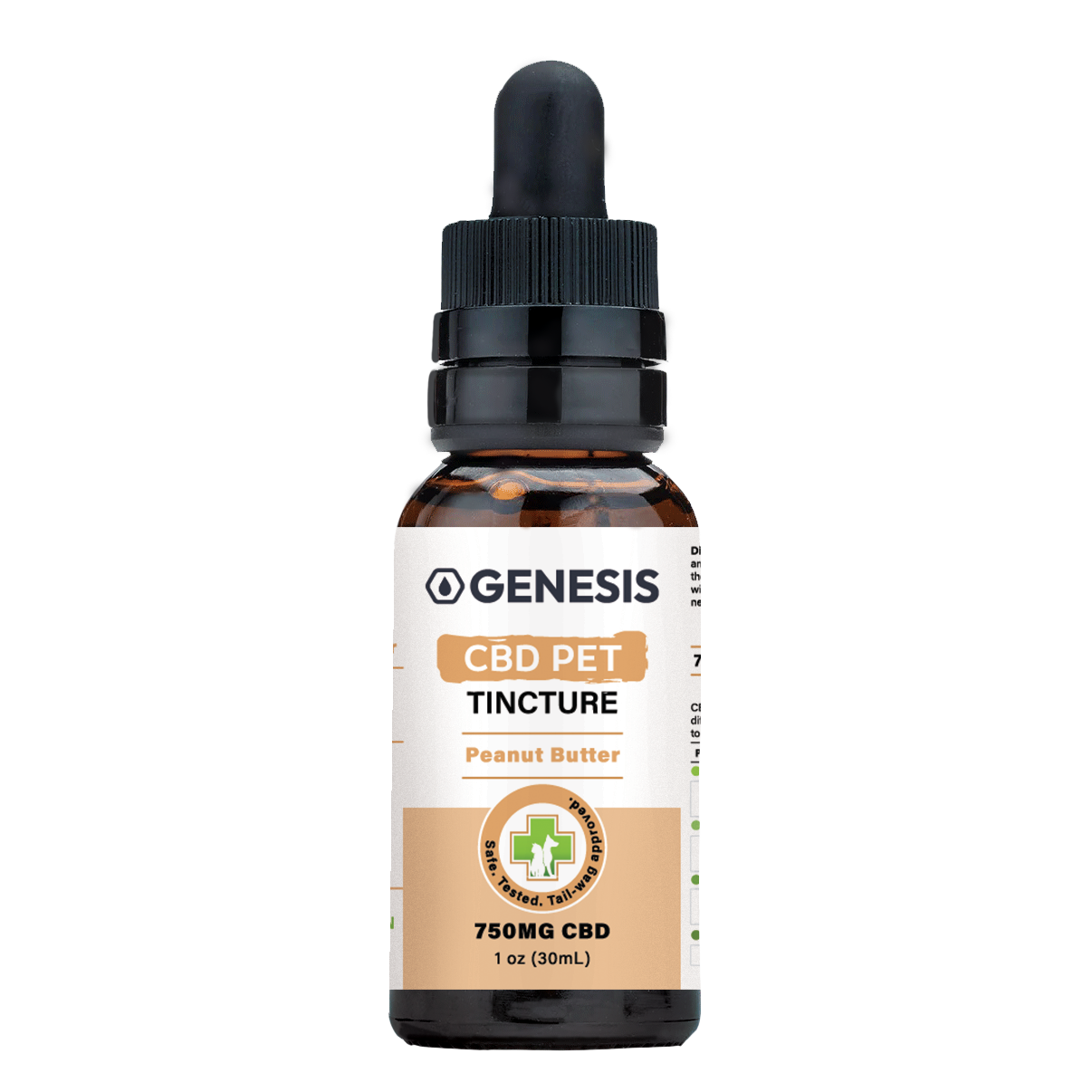 CBD Pet Tincture | 750mg CBD + PEANUT BUTTER – Genesis
