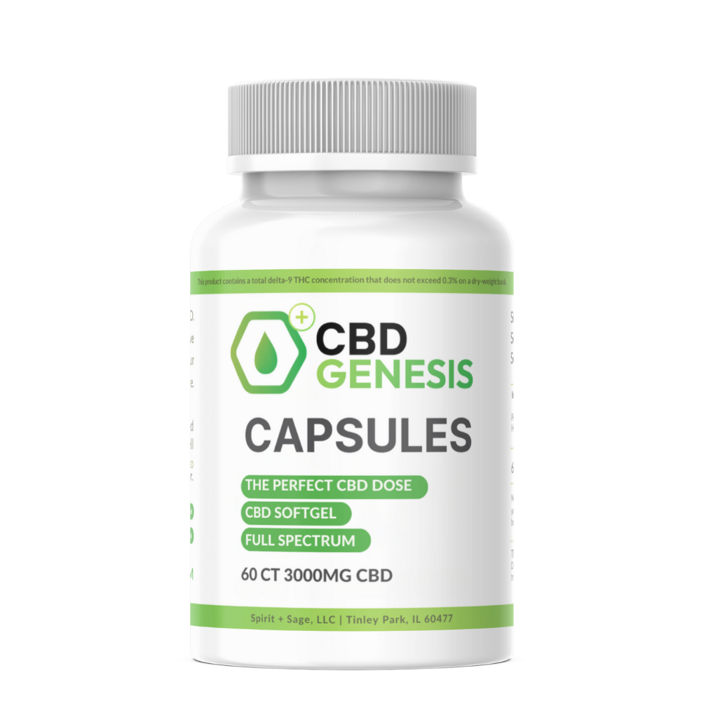 Genesis CBD Capsules - SoftGel