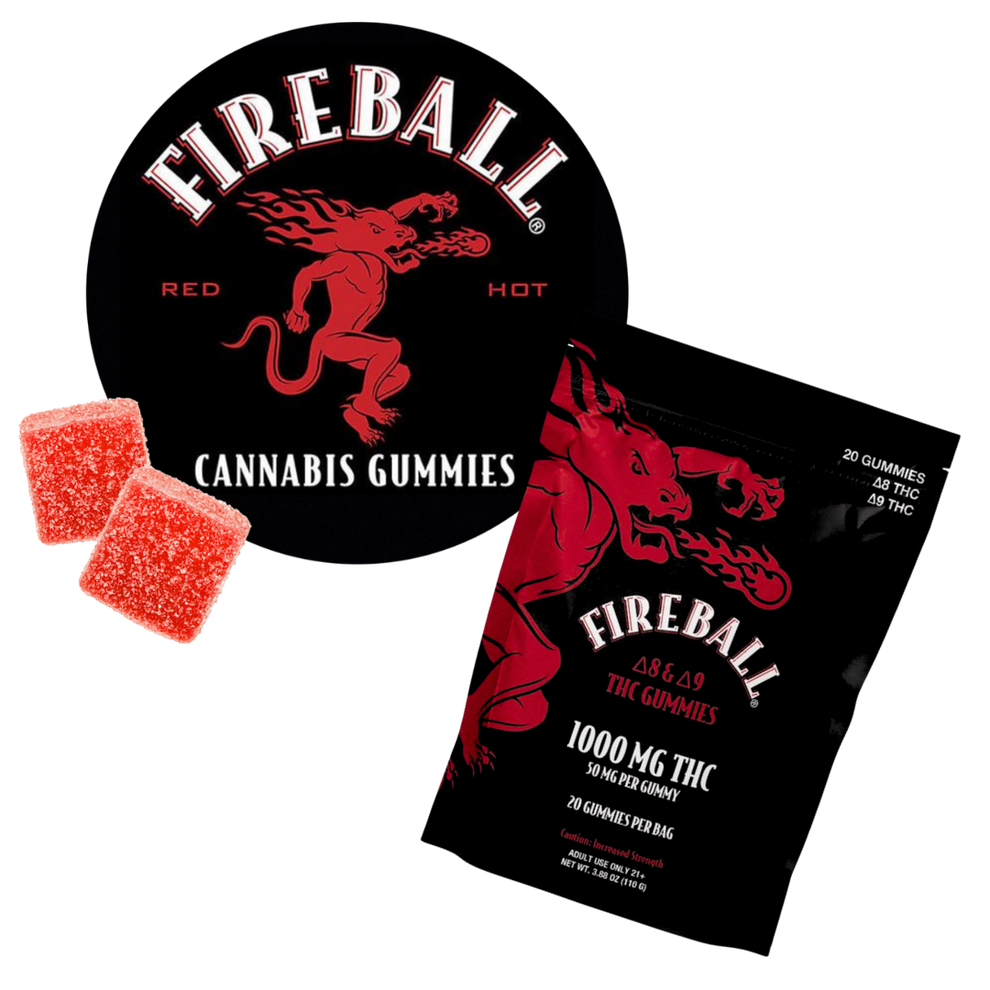 Fireball Delta 9 + Delta 8 THC Gummies 2000MG - 20ct Per Pack – Genesis
